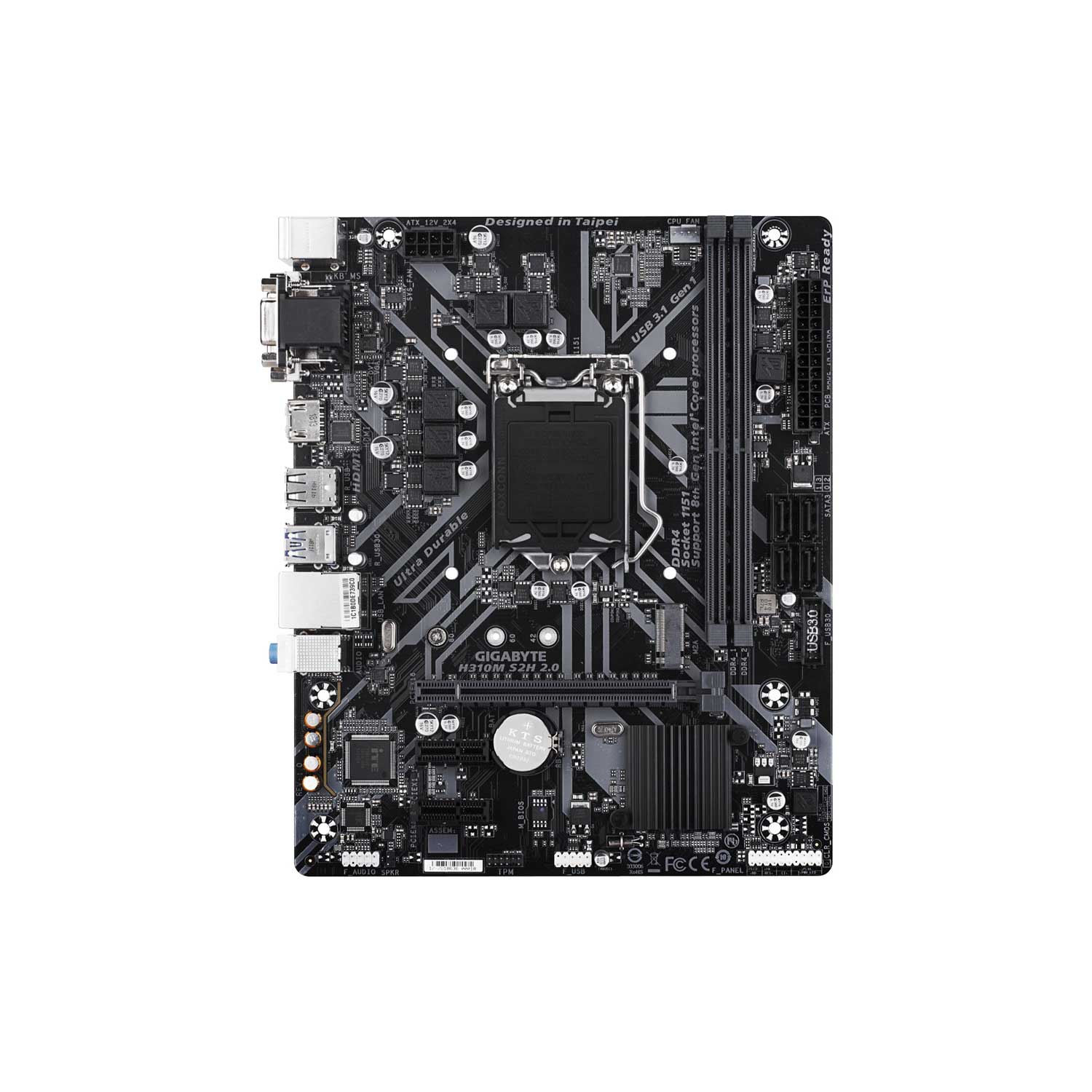مادربرد استوک گیگابایت مدل GigaByte H310M – پالس پی سی