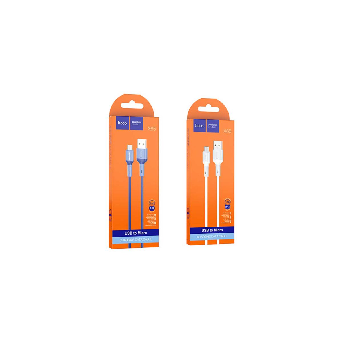 کابل شارژ میکرو هوکو مدل Hoco Micro X65 2.4A – پالس پی سی
