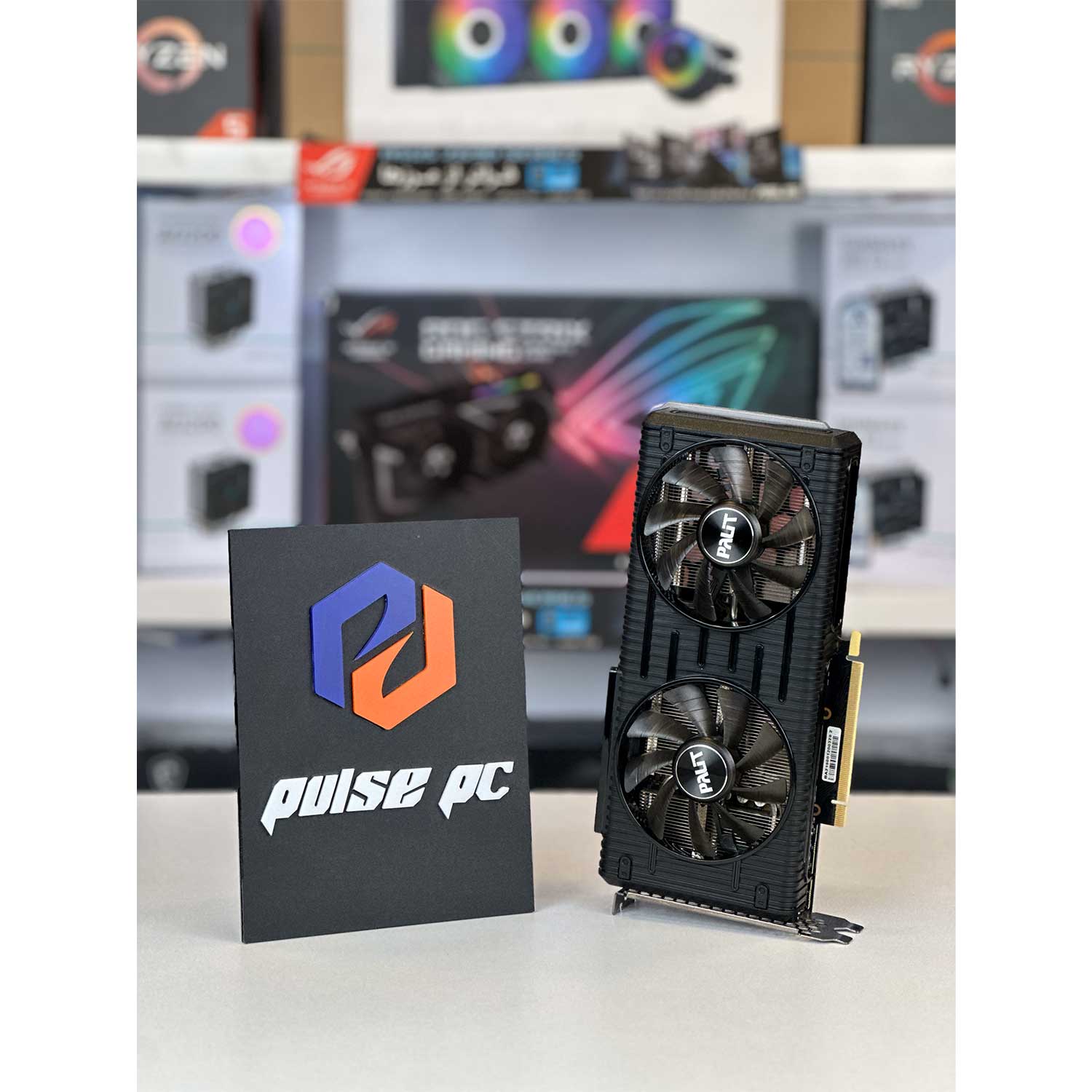 کارت گرافیک پالیت مدل RTX 3060Ti Dual Palit – پالس پی سی